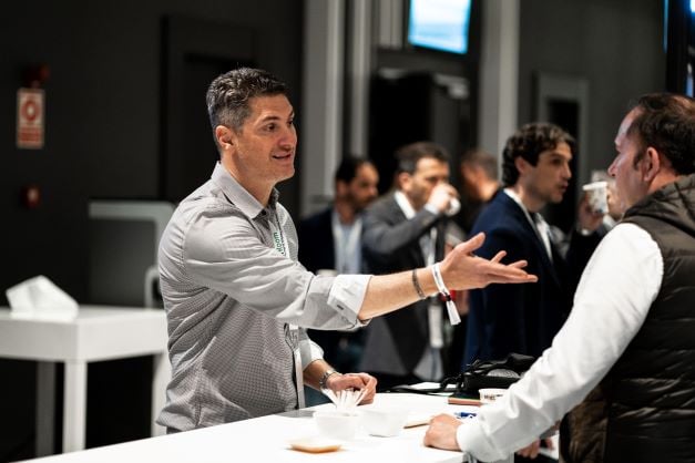 Nick Arcuri at the TransferRoom Madrid Summit